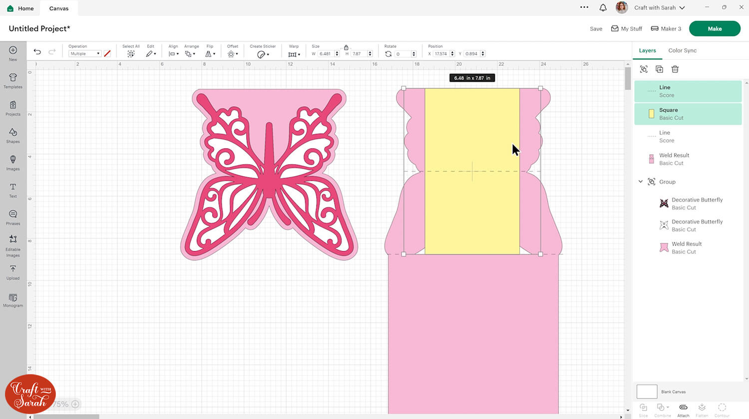 CMC 2024 Day 10 ️ Easel Cards - Craft with Sarah